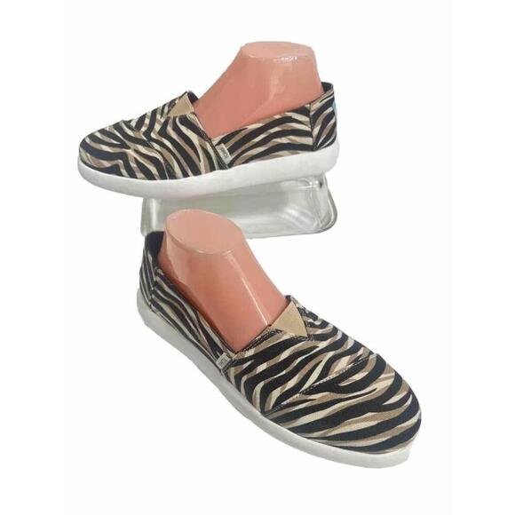 Toms | Shoes | Toms Womens Alpargata Animal Tiger Print Shoes Size Us ...